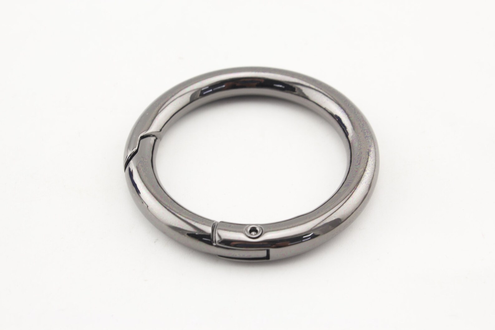 A Pair of 1.25 Inch 32mm Spring Open O Ring Push Gate Ring for Purse ...