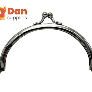 4 Inch 10CM Half Round Coin Bag Purse Frame Clasp Hardware Glue in ...