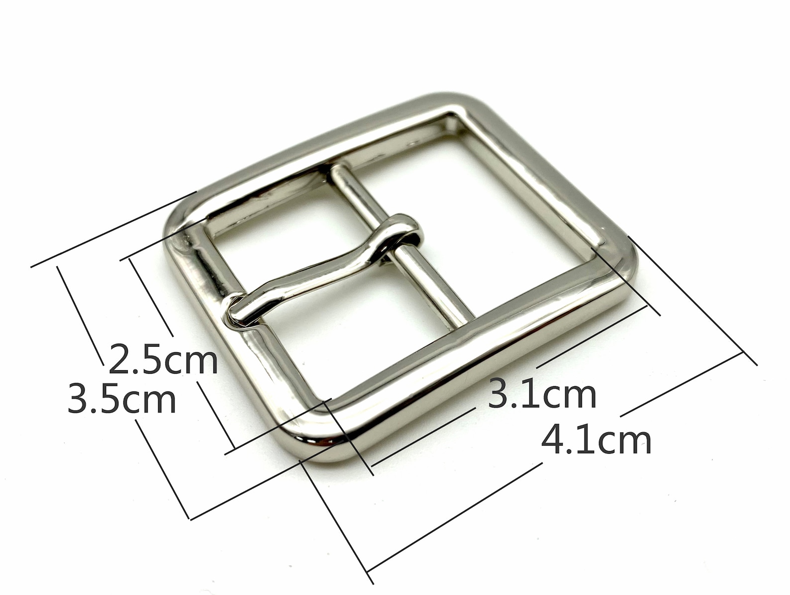 6pcs of 1 Inch 25mm Zinc Alloy Center Bar Pin Buckle for Bag - Etsy