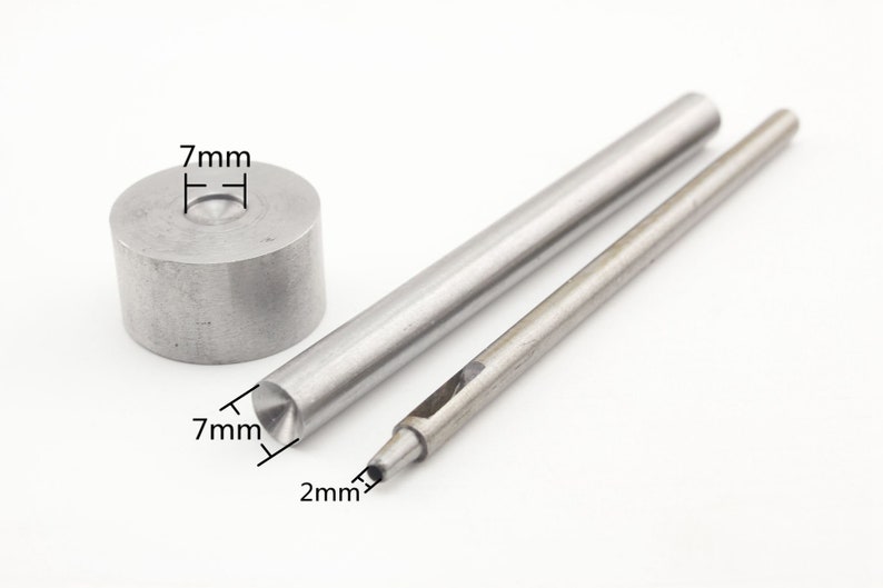 7mm cone cap rivet setter install tools Kit | Etsy