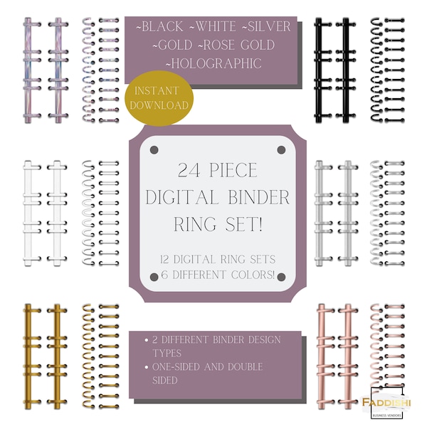 Binder Rings - Etsy
