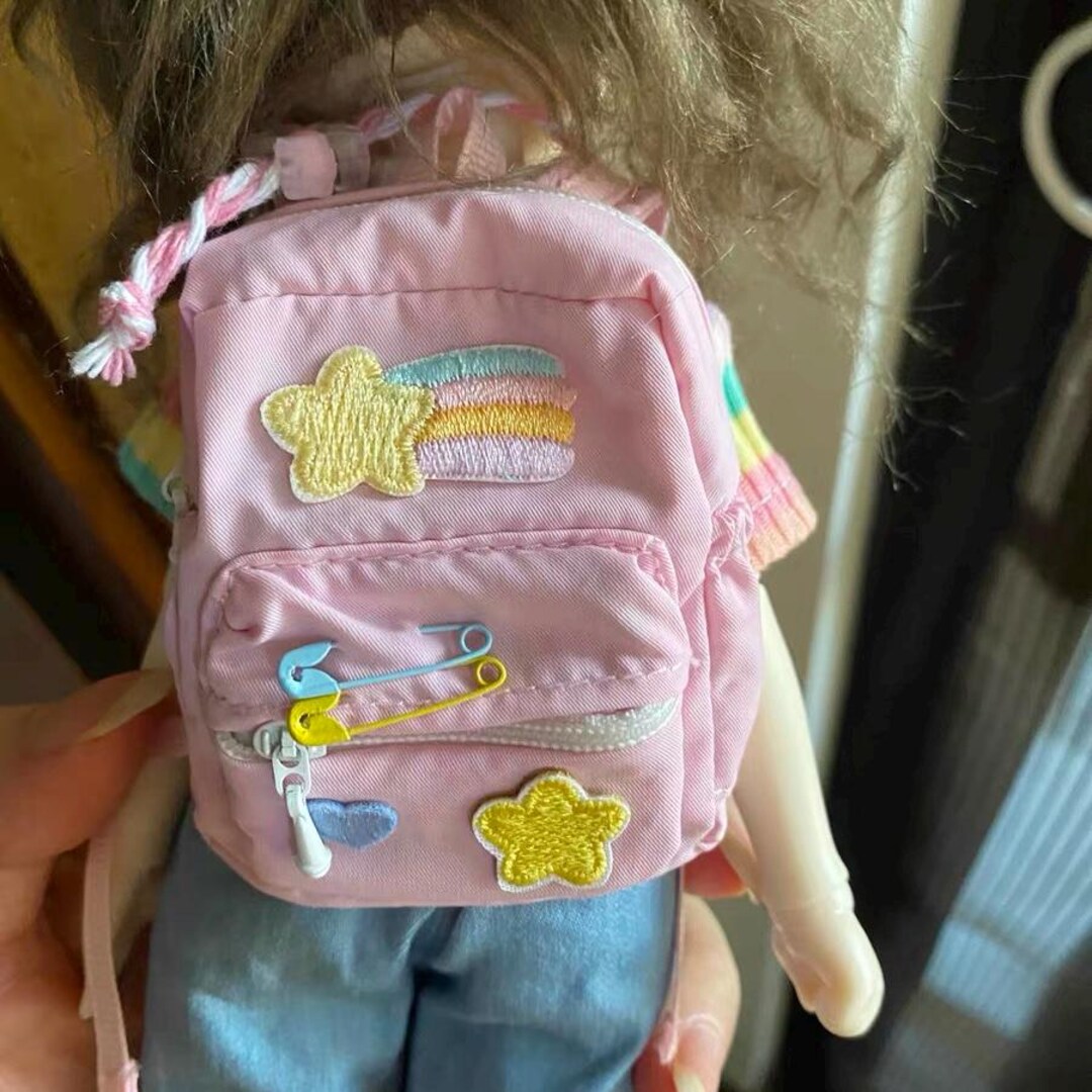 In Stock 1/6 Scale Miniature Backpack for Blythe 1:6 Doll Backpack 1/6 ...