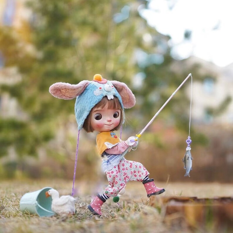 In Stock 1/6 Miniature Fishing Set Blythe Fishing Set Fishing - Etsy
