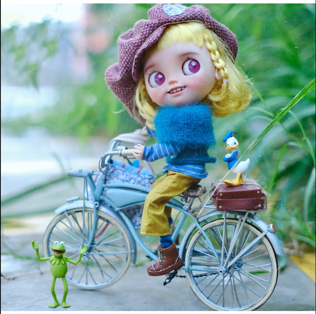 Miniature Bicycle: 1/6 Scale Metal Bike for Blythe, Momoko, BJD Dolls ...
