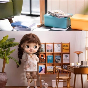 In Stock Miniatures 1/6 Scale Book Shelf Doll House Shelf Doll House ...