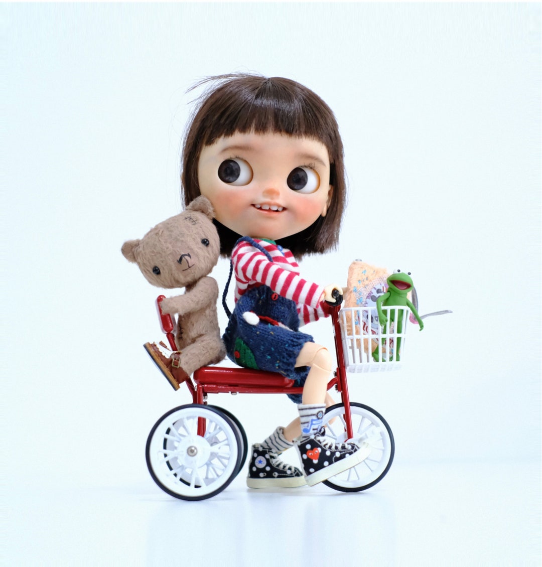 In Stock Blythe Doll Bike Miniature Bike 1/6 Scale Bicycle for Blythe ...