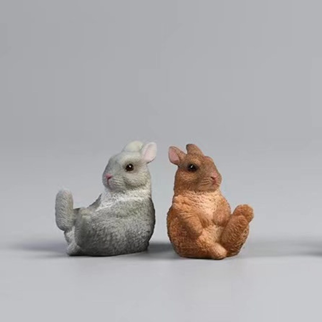In Stock 1/6 Miniature Pygmy Rabit Mini Rabit Plastic Rabit - Etsy