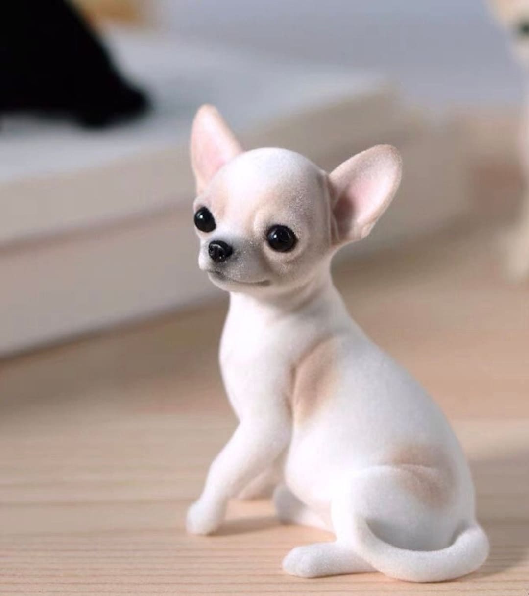 Miniature Flocked Dog: 1/6 Scale BJD Blythe Doll Pet - Etsy