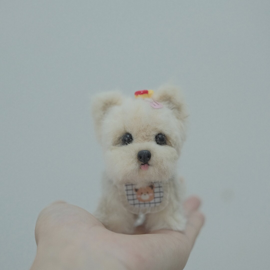 In Stock Miniature Dog for Toy Sitting Dog for Blythe Ob11 Puppet for ...