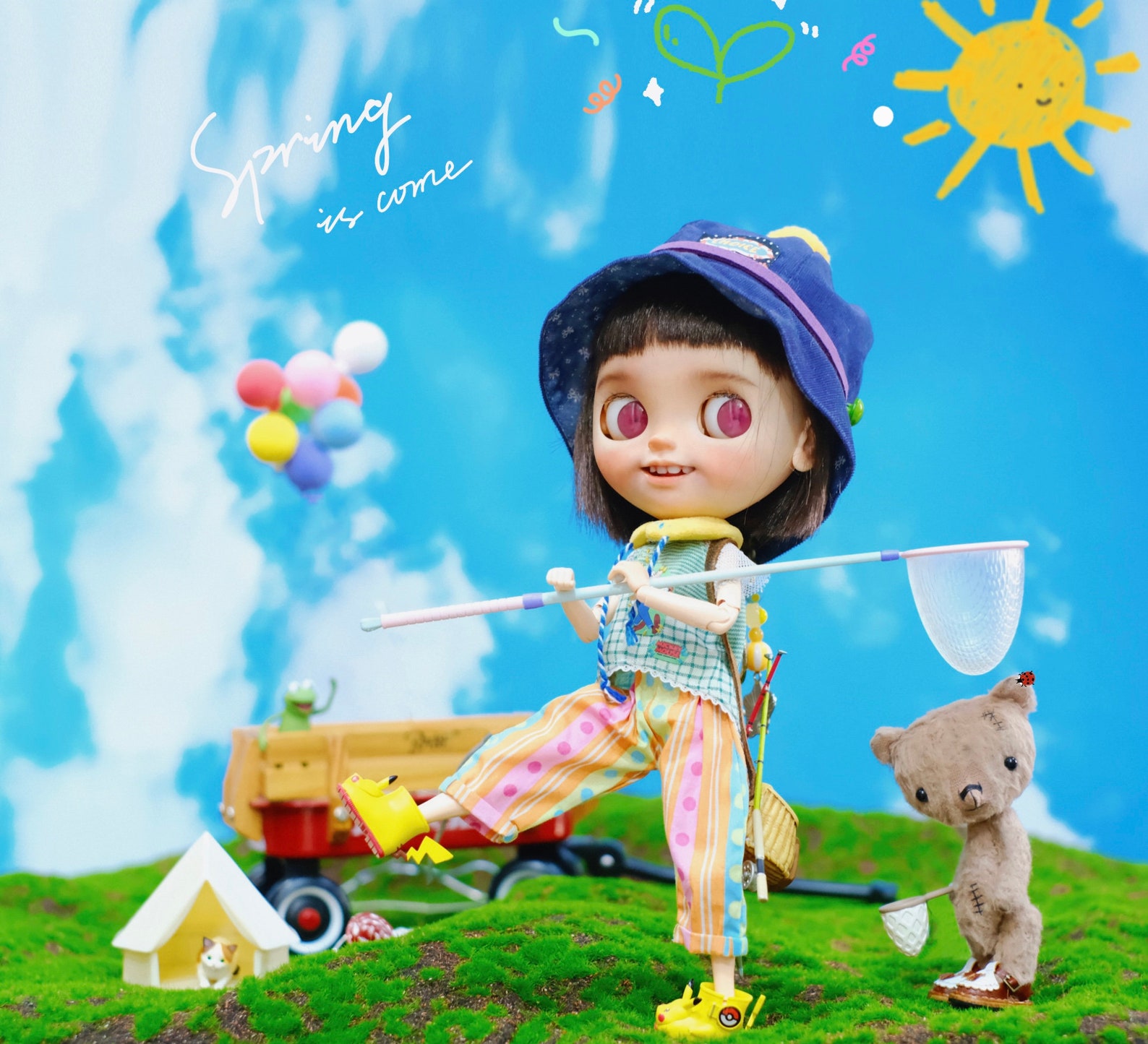 In Stock 1/6 Miniature Fishing Set Blythe Fishing Set Fishing - Etsy