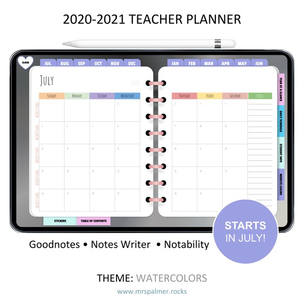 Goodnotes Planner 2020 - Etsy UK