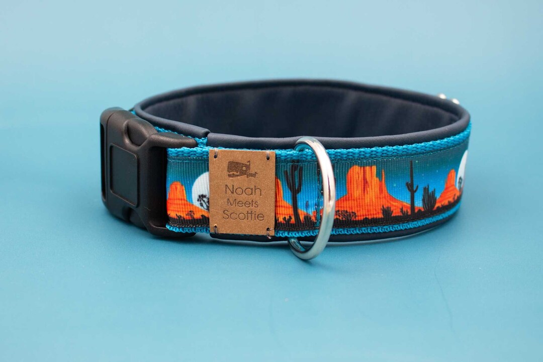 Dog Collar DESERT NIGHT, Size S / 30 Mm, Desert, Arizona, Landscape ...