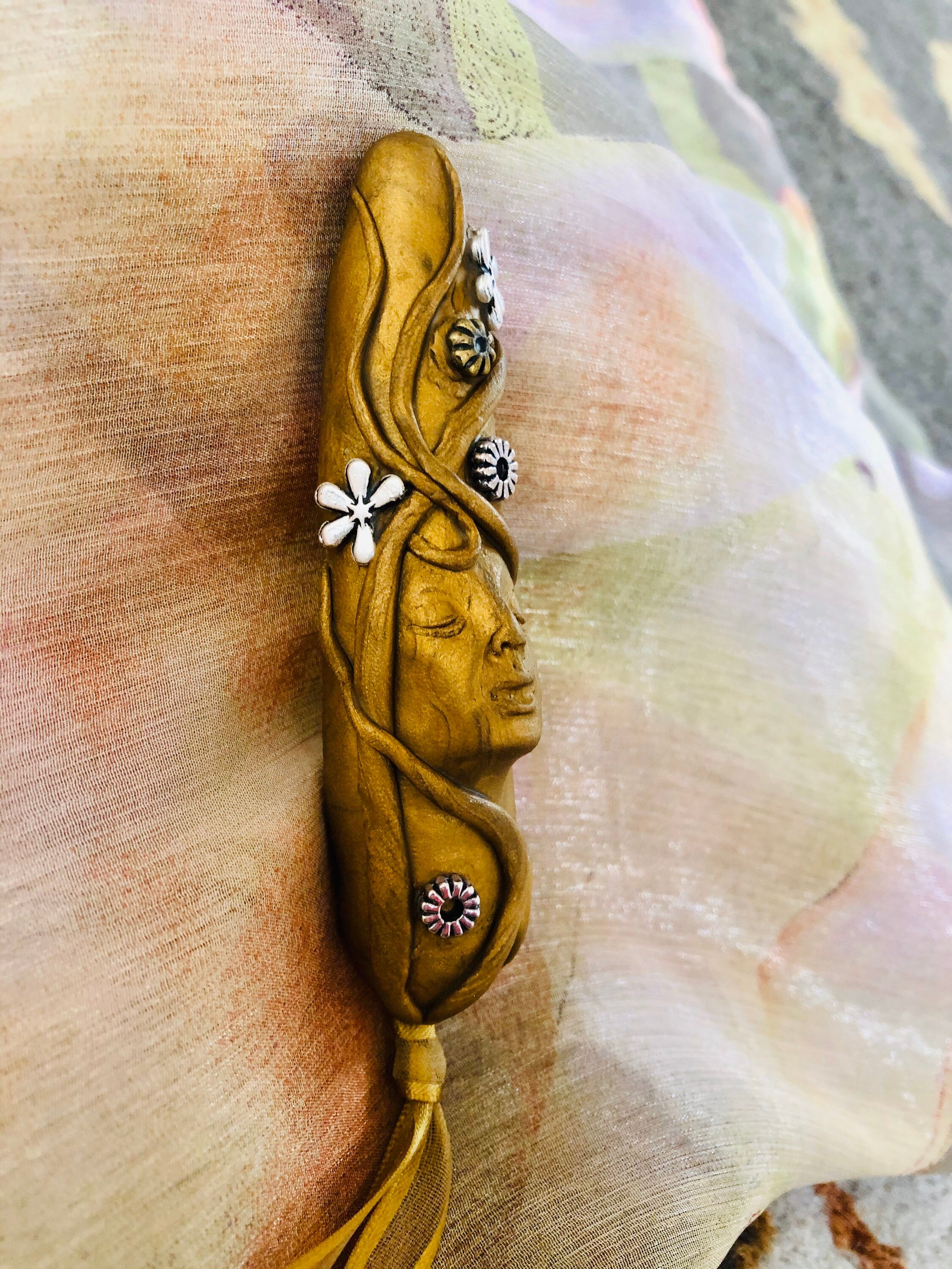 Gaia Goddess Wand Pocket/altar Tool Invocation and Spellcrafting - Etsy