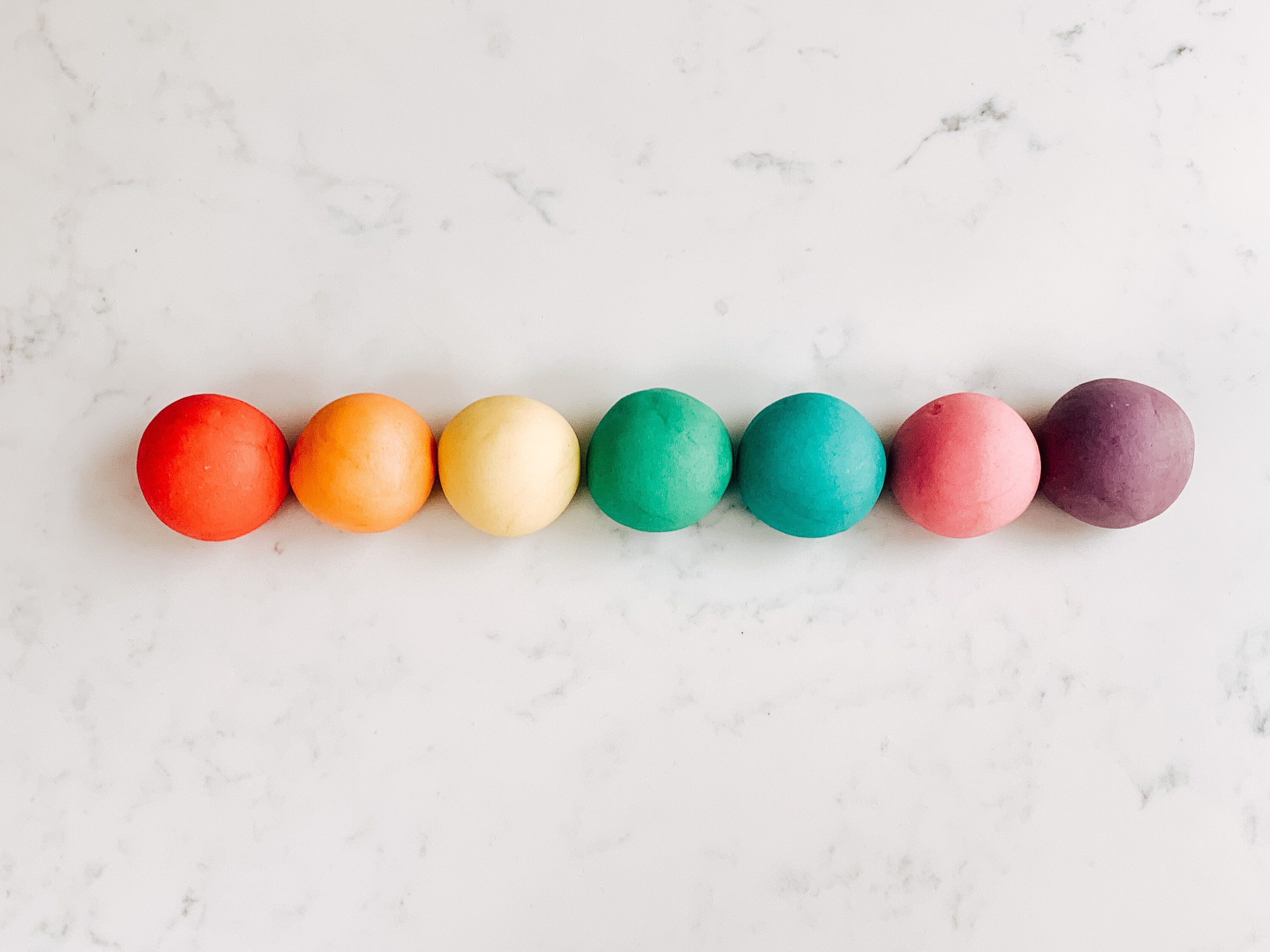 Rainbow Play Dough Collection - Etsy