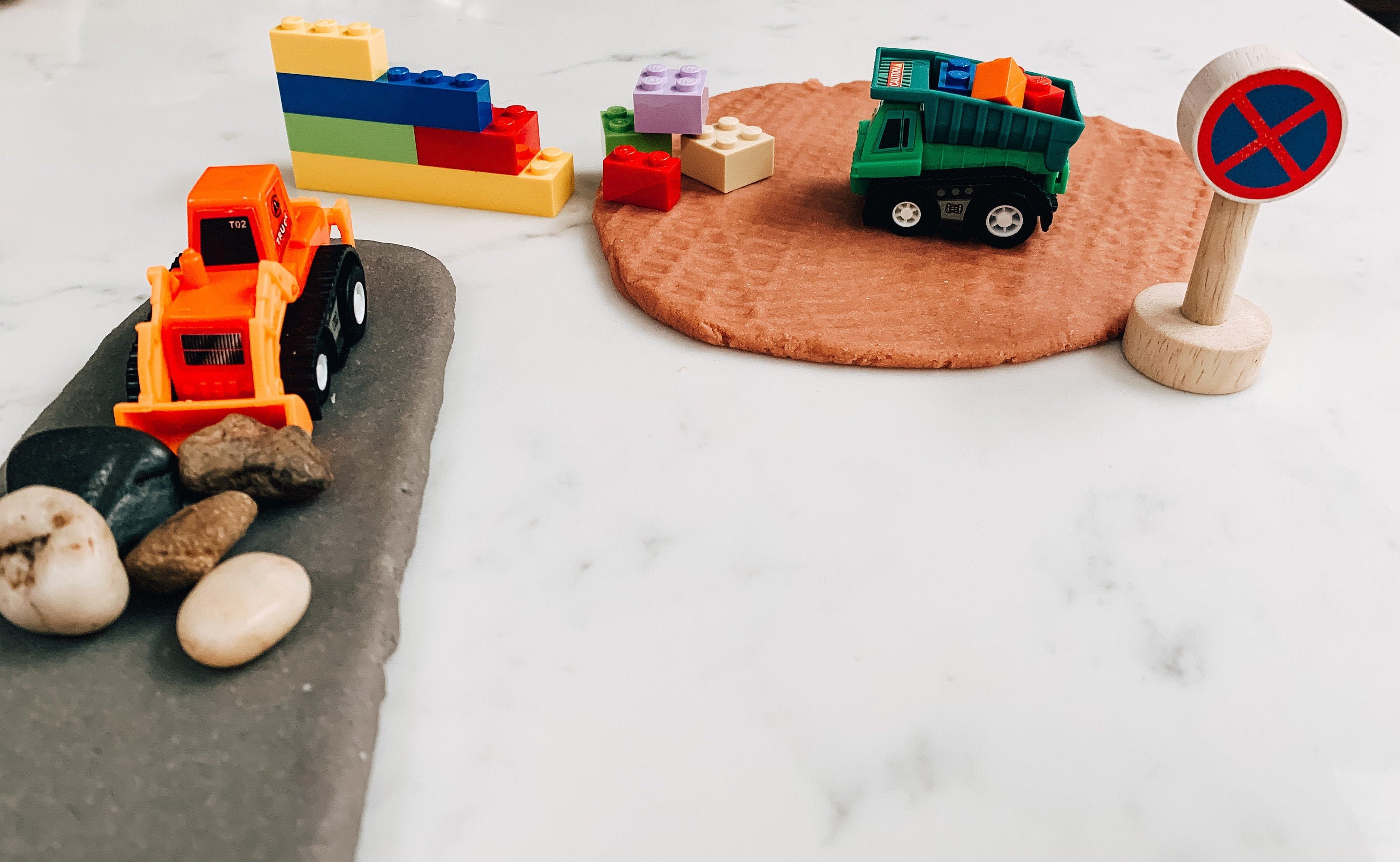 Digger Construction Play Dough Kit - Etsy UK