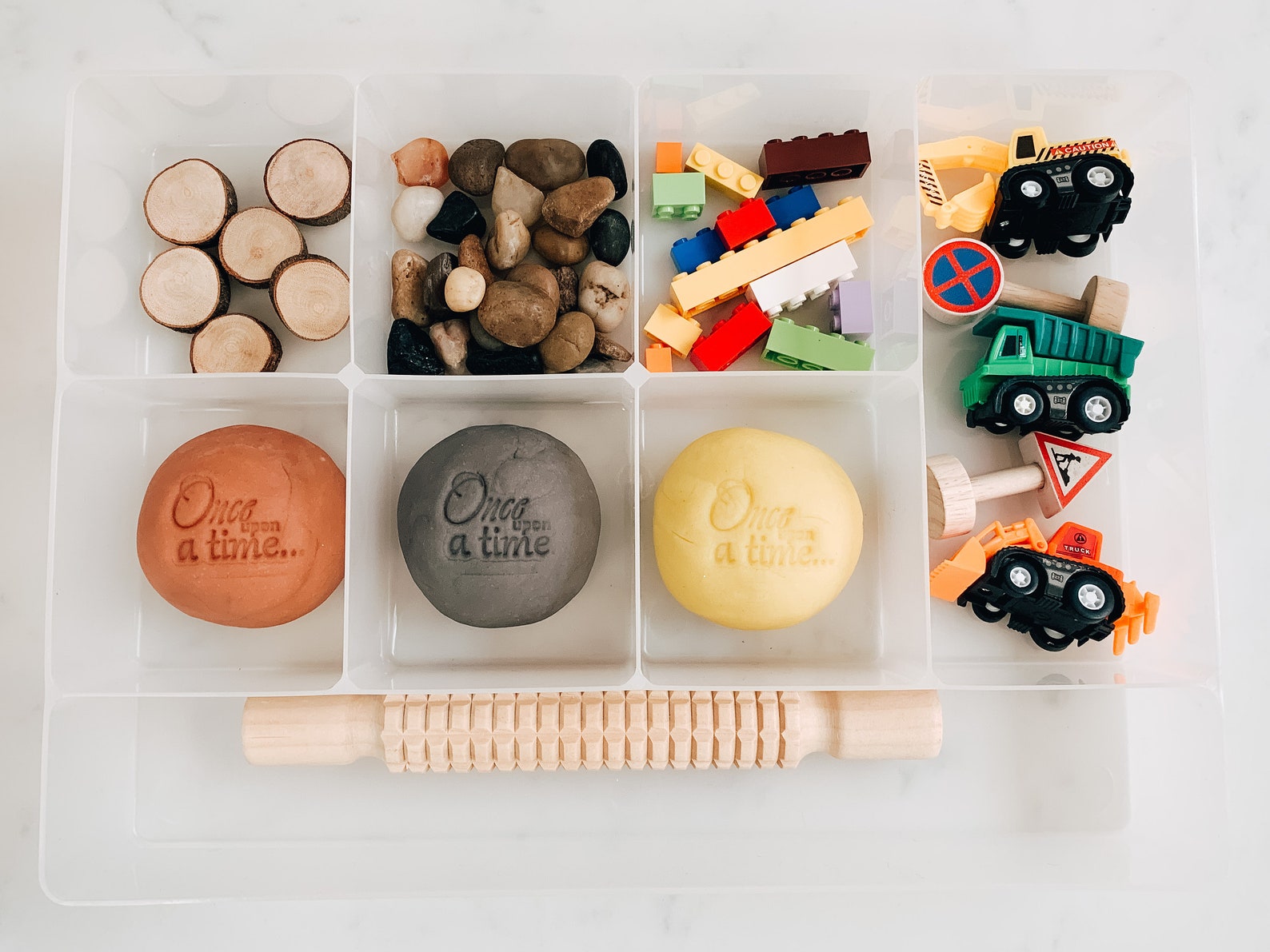 Digger Construction Play Dough Kit - Etsy