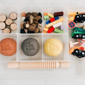 Digger Construction Play Dough Kit - Etsy UK