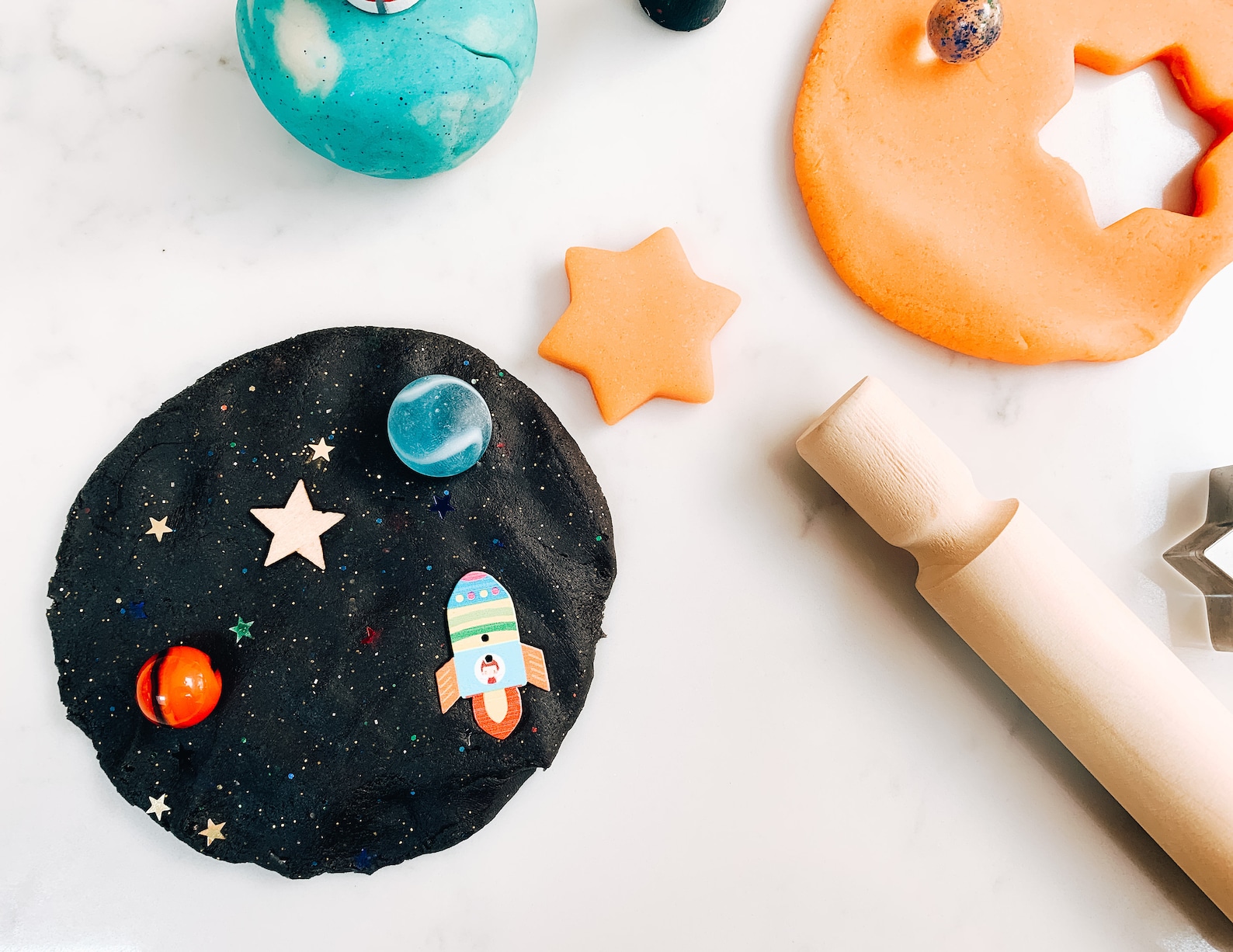 Space Play Dough Kit - Etsy