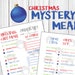 Christmas Holiday Mystery Meal Party Kit - Etsy