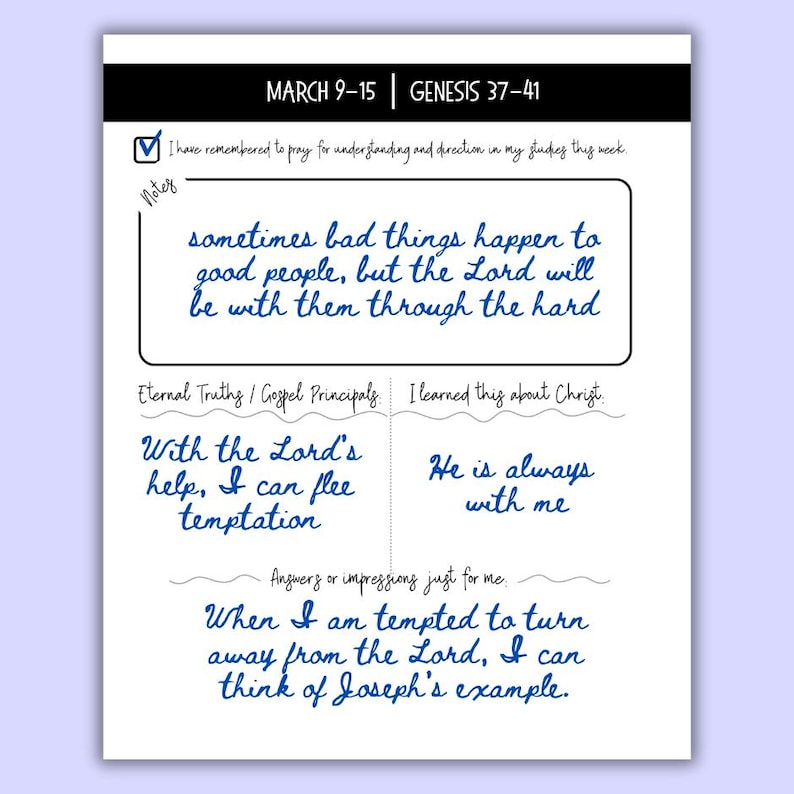2026 Come Follow Me Study Journal *DIGITAL*- Old Testament - Weekly ...