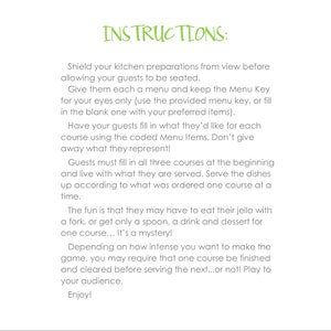 Christmas Holiday Mystery Meal Party Kit - Etsy