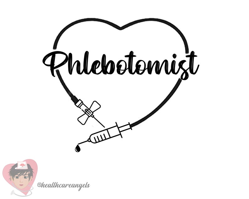 Phlebotomist Decal Phlebotomist Heart Decal Phlebotomist | Etsy