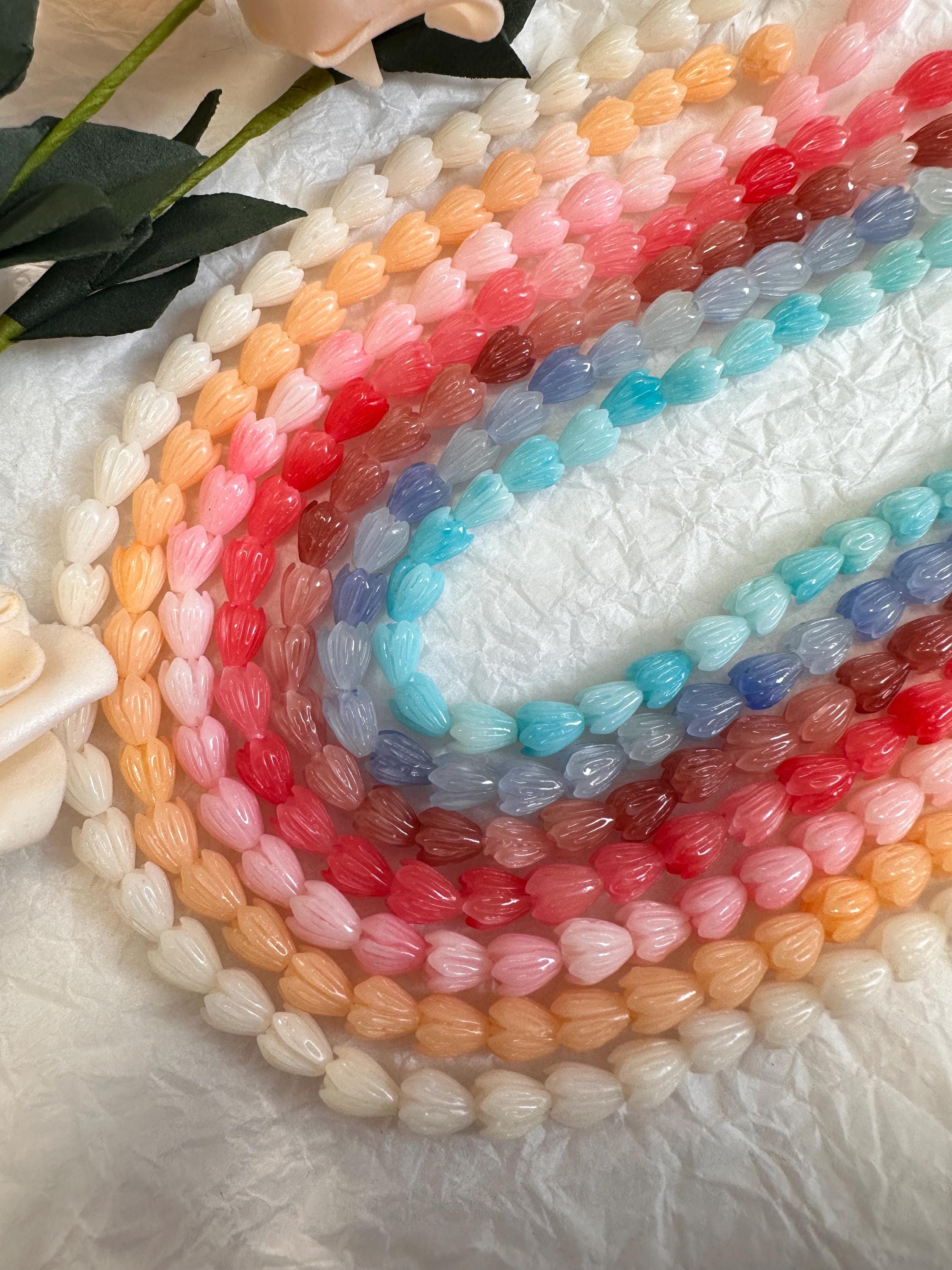 Multcolor Hawaiian Pikake Beads，hawaii Jasmine Flower Loose Beads ...