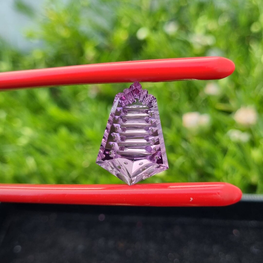 Fabulous Amethyst Handcarved Fantasy Cut for Pendant. Amethyst Carving ...