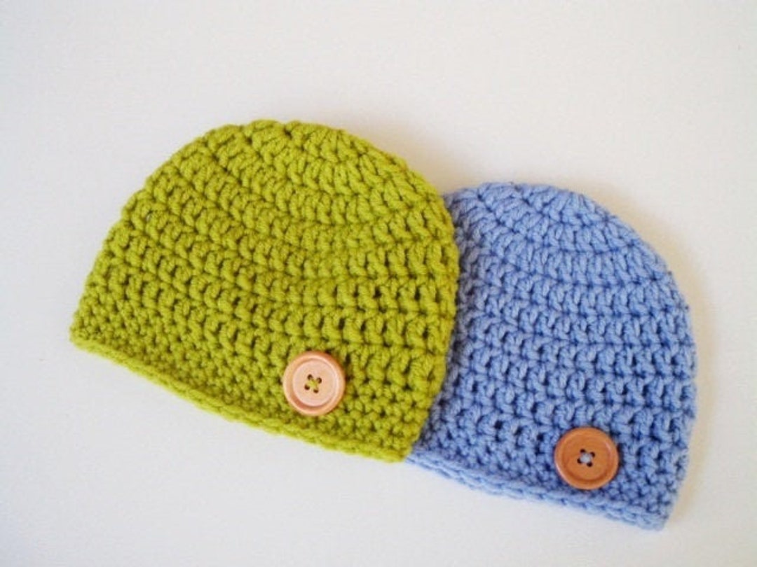 Beginners Crochet Hat Pattern Easy Crochet Hat Pattern Basic Crochet ...