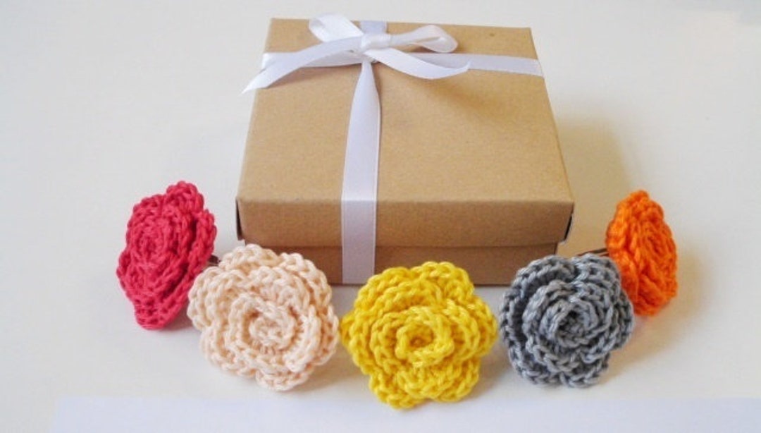 Simple Crochet Rose Pattern Instructions PDF Pattern Crochet Flower ...