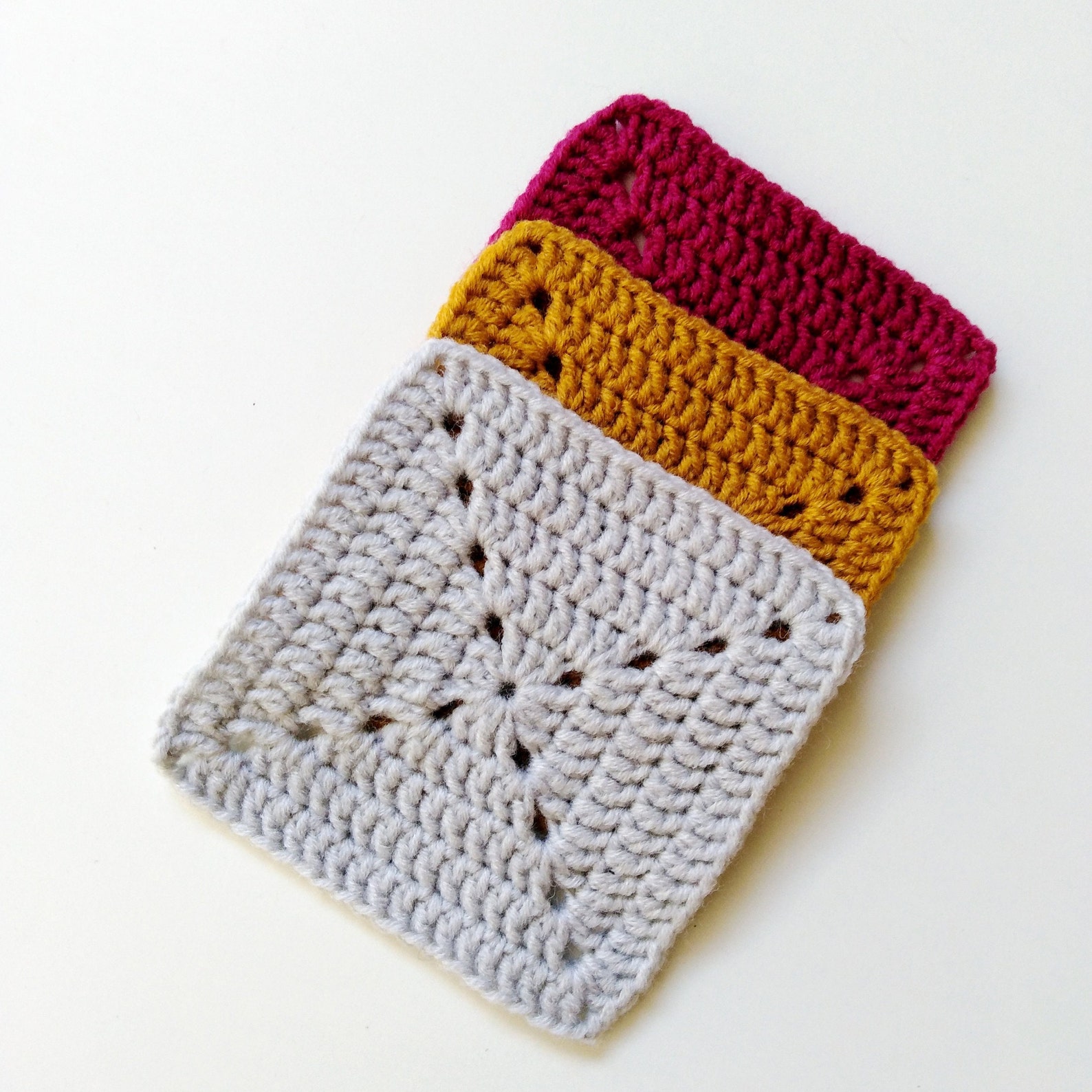 Solid Double Crochet Granny Square Pattern Crochet Pattern Easy ...