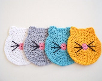 Crochet Cat Face | Etsy
