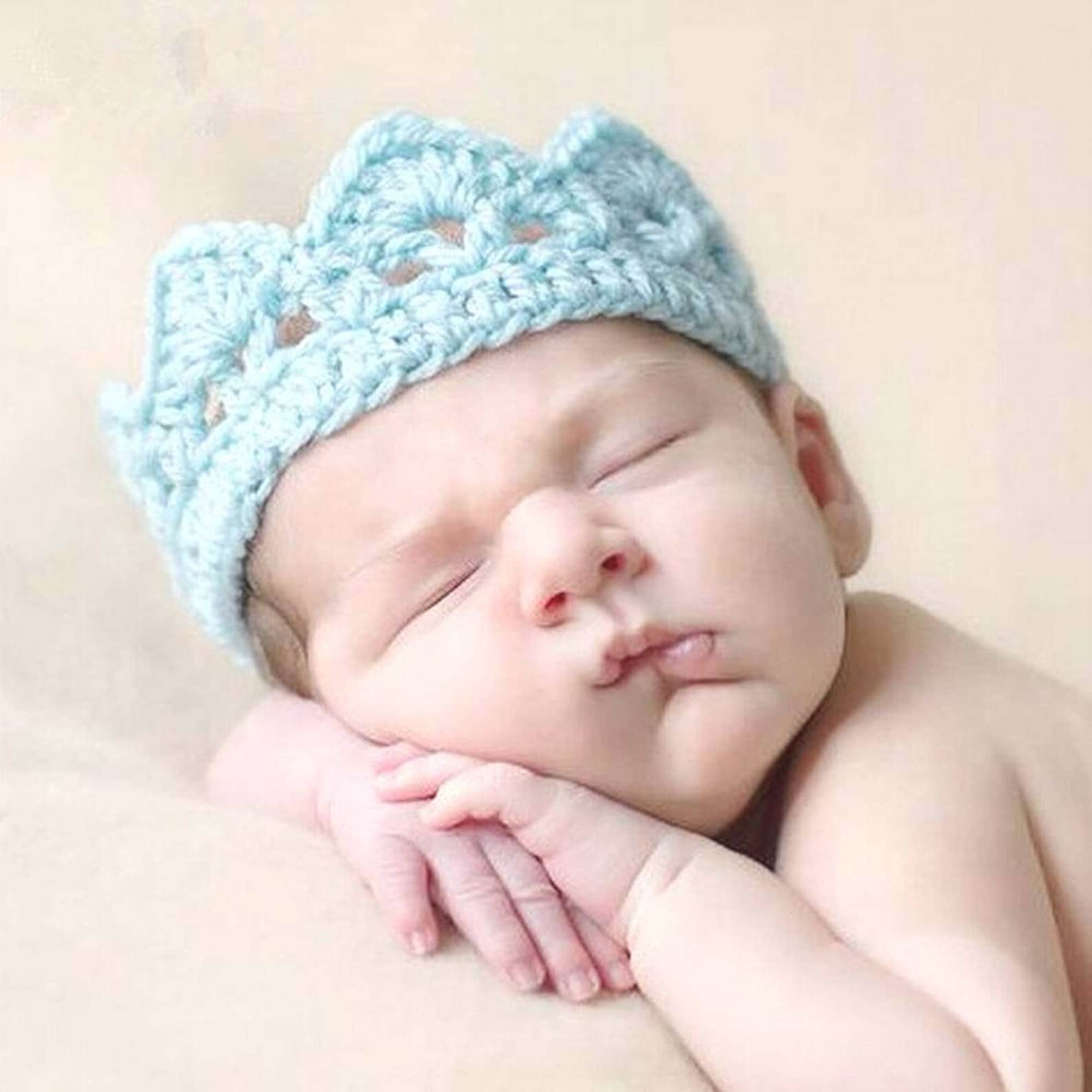 Simple Crochet Crown Pattern Newborn to Adult Sizes Princess Crown ...