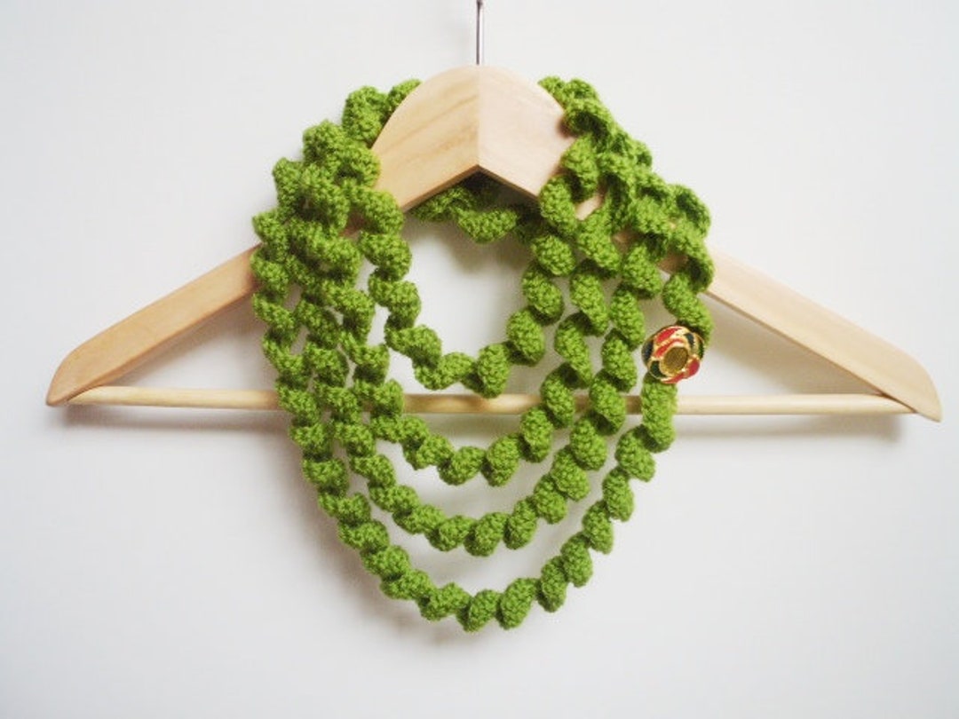 Crochet Scarf Pattern Easy Spiral Scarf PDF Download Crochet Scarf ...