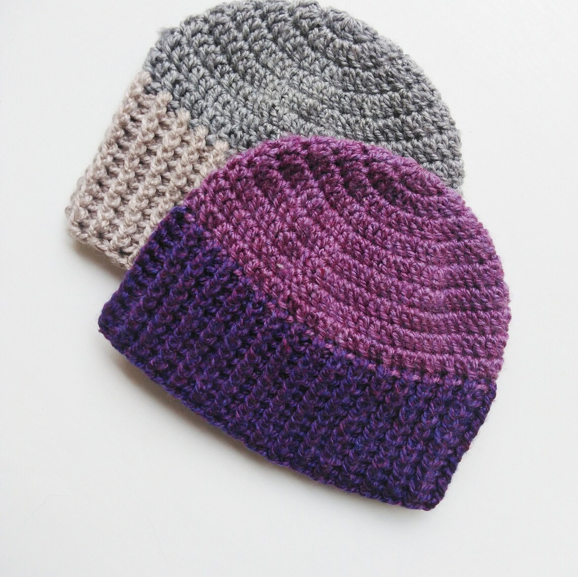 Easy Crochet Pattern Crochet Hat Ribbed Hat Pattern Crochet - Etsy