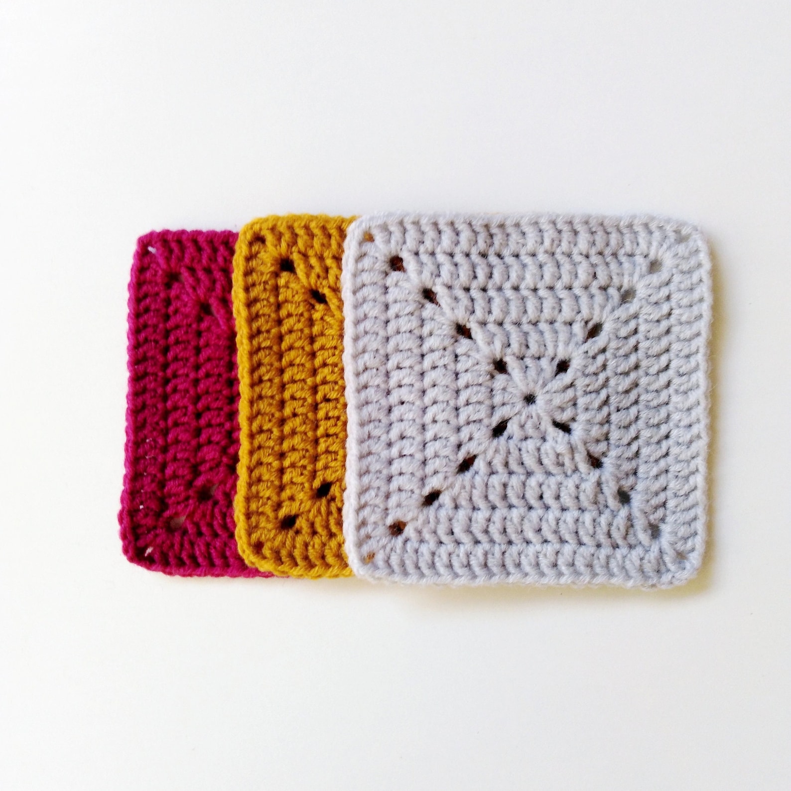 Solid Double Crochet Granny Square Pattern Crochet Pattern Easy ...