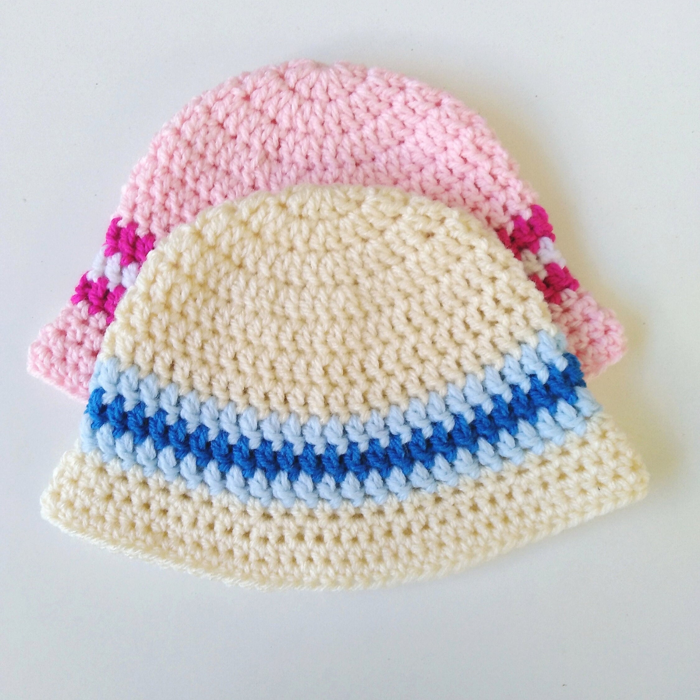 Easy Crochet Baby Bucket Hat Pattern: Sizes 3 Months to 10 Years (PDF ...