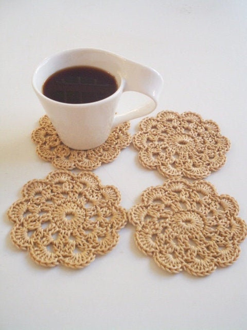 Coasters Pattern Crochet Pattern Crochet Doily Pattern Doilies - Etsy