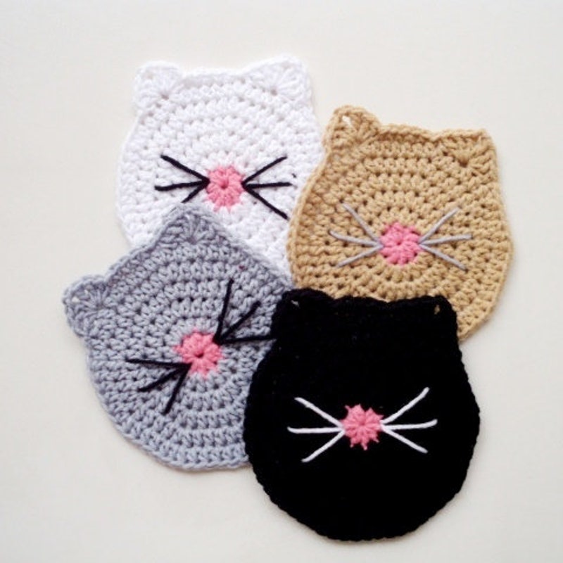 Crochet Cat Face - Etsy