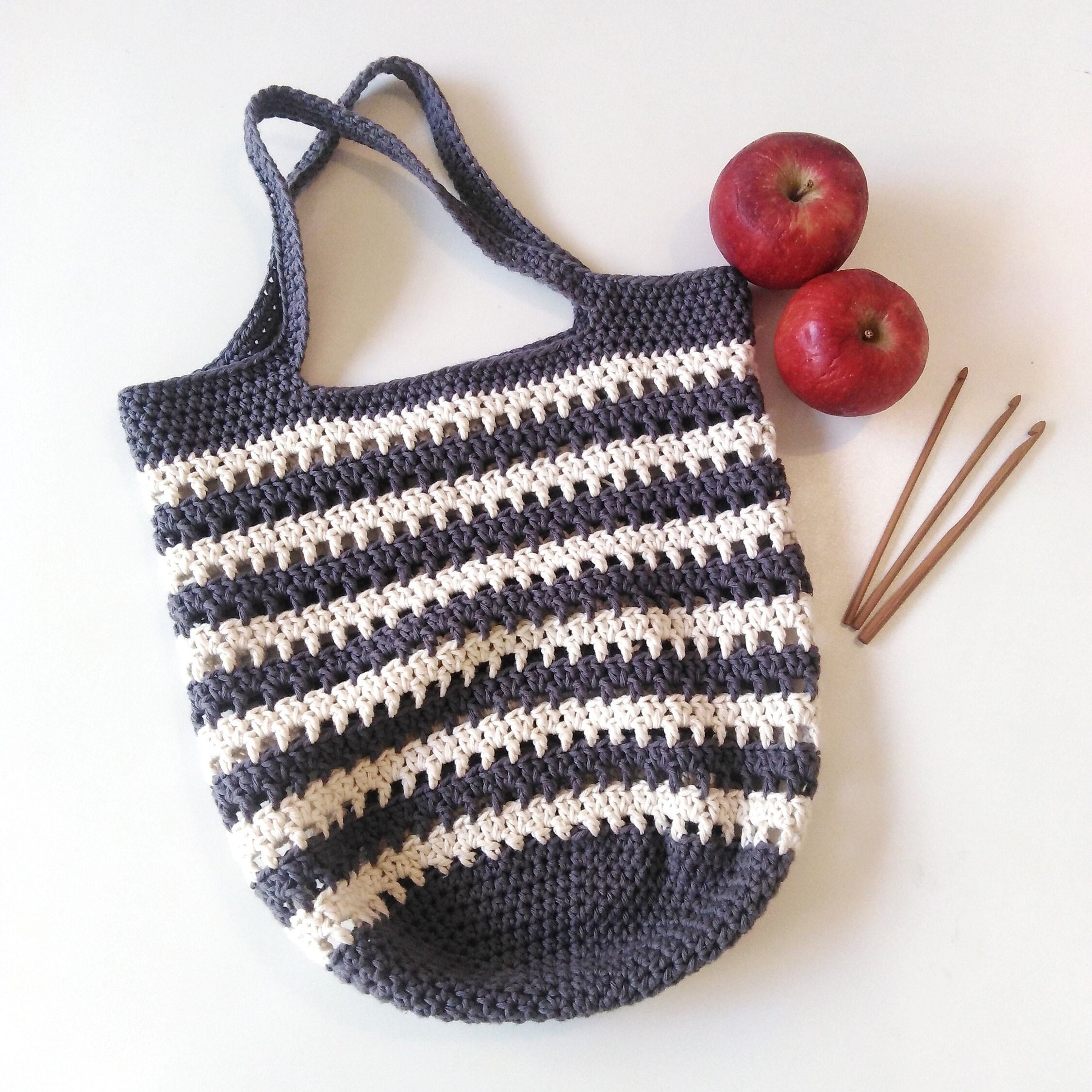 Tote Market Bag Pattern Crochet Pattern Crochet Tote Bag Etsy
