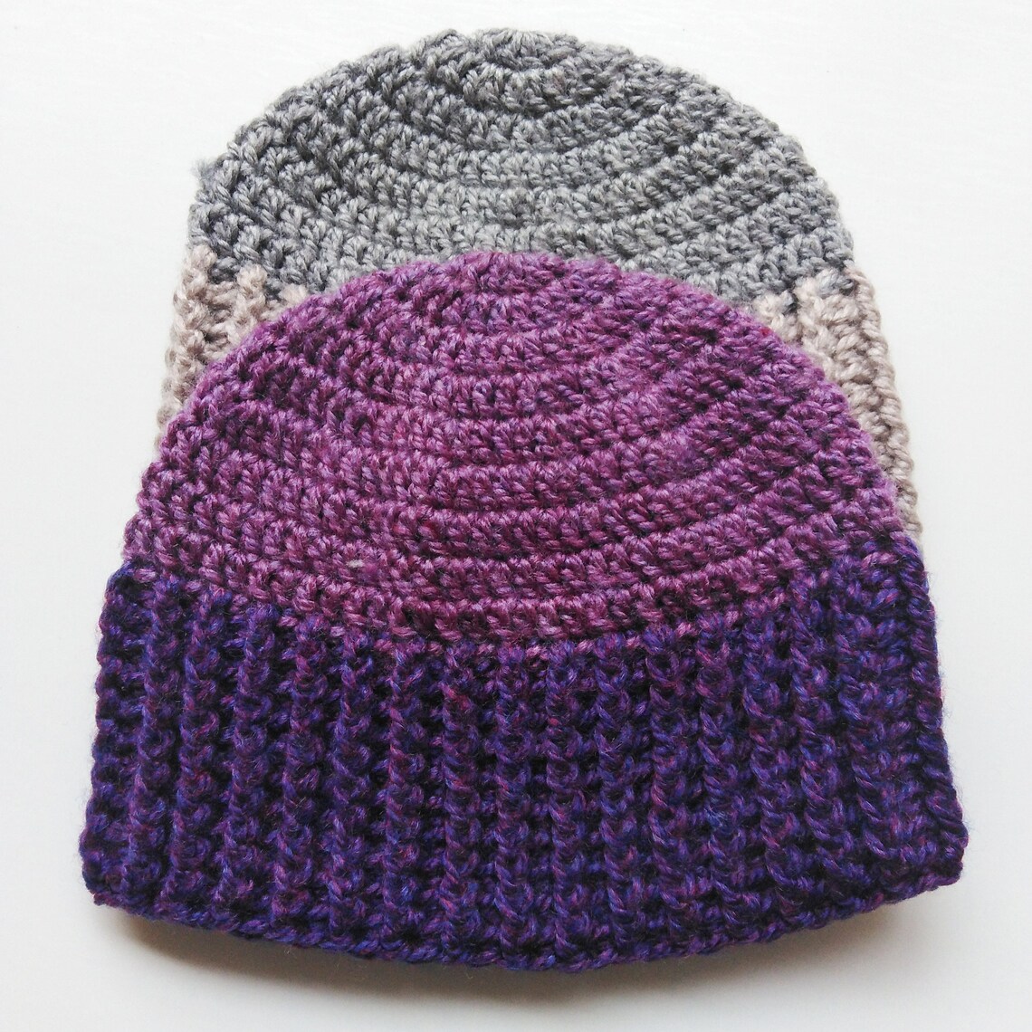 Easy Crochet Pattern Crochet Hat Ribbed Hat Pattern Crochet - Etsy