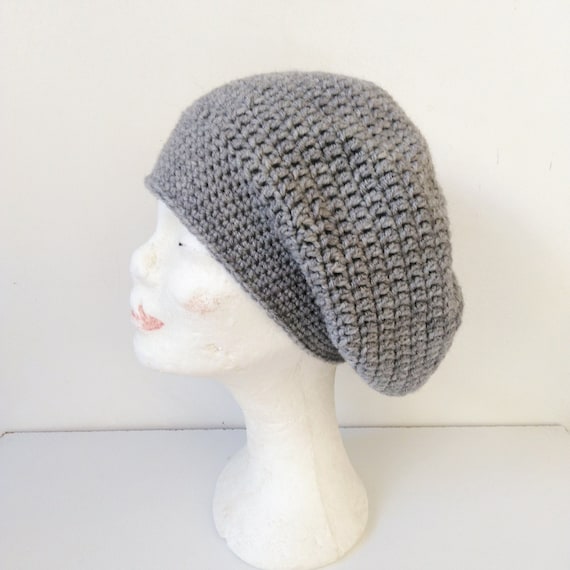 Easy Beret Hat Pattern Crochet Pattern Slouchy Beanie Hat - Etsy