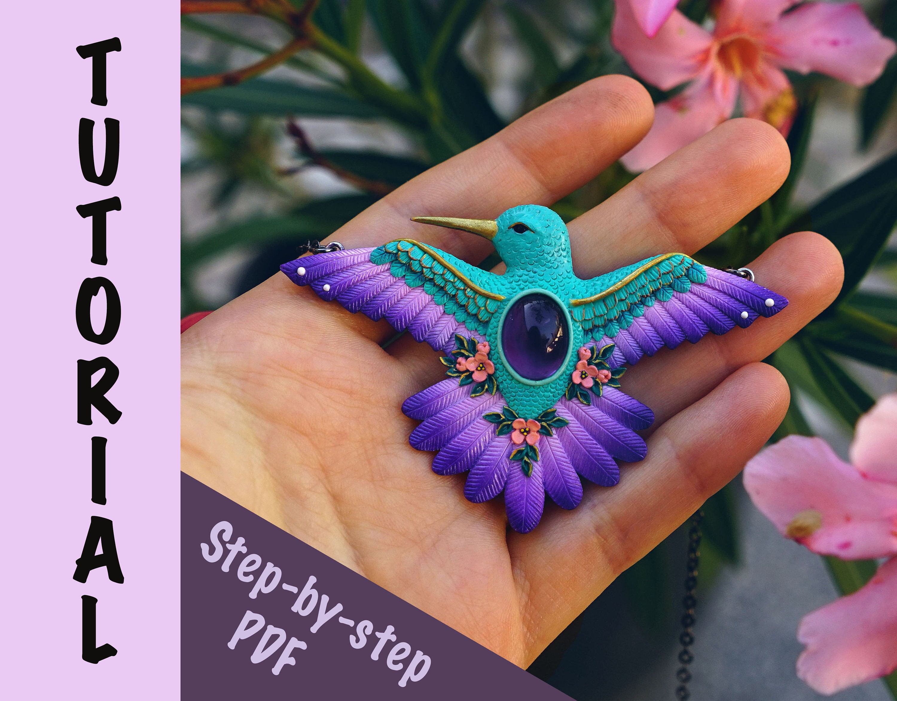PDF Tutorial Time-lapse Video: Polymer Clay Hummingbird - Etsy