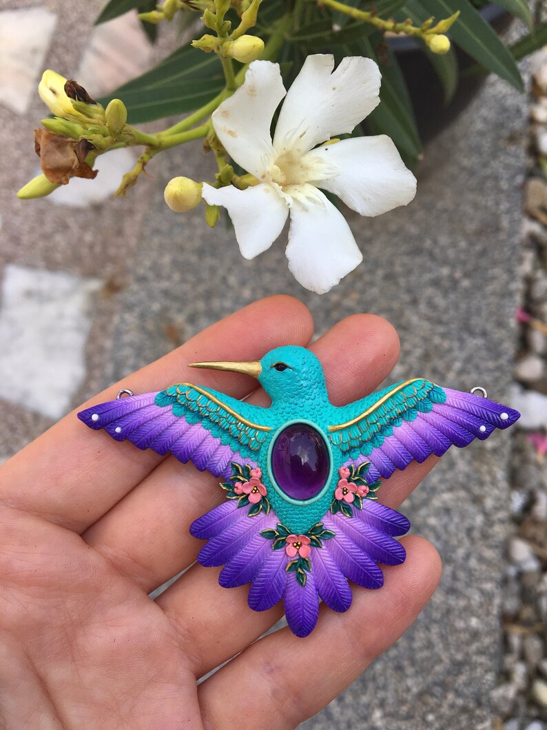 PDF Tutorial Time-lapse Video: Polymer Clay Hummingbird - Etsy
