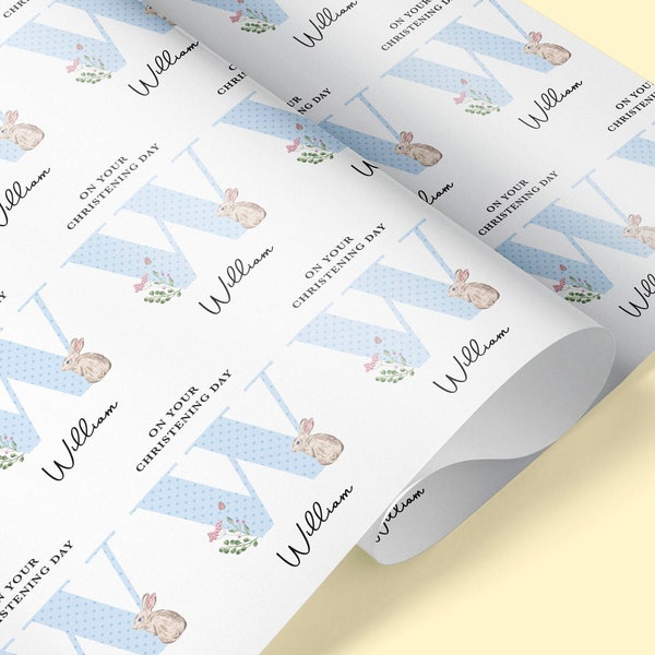 Baptism Wrapping Paper - Etsy