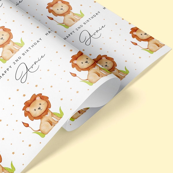 Lion King Wrapping Paper - Etsy