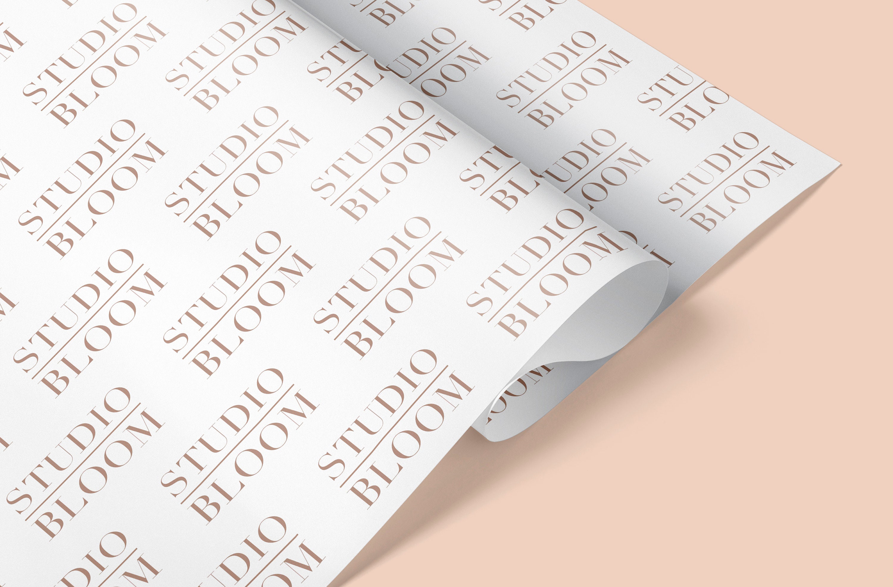 Customised Logo Gift Wrap / Packaging Wrapping Paper / Add - Etsy