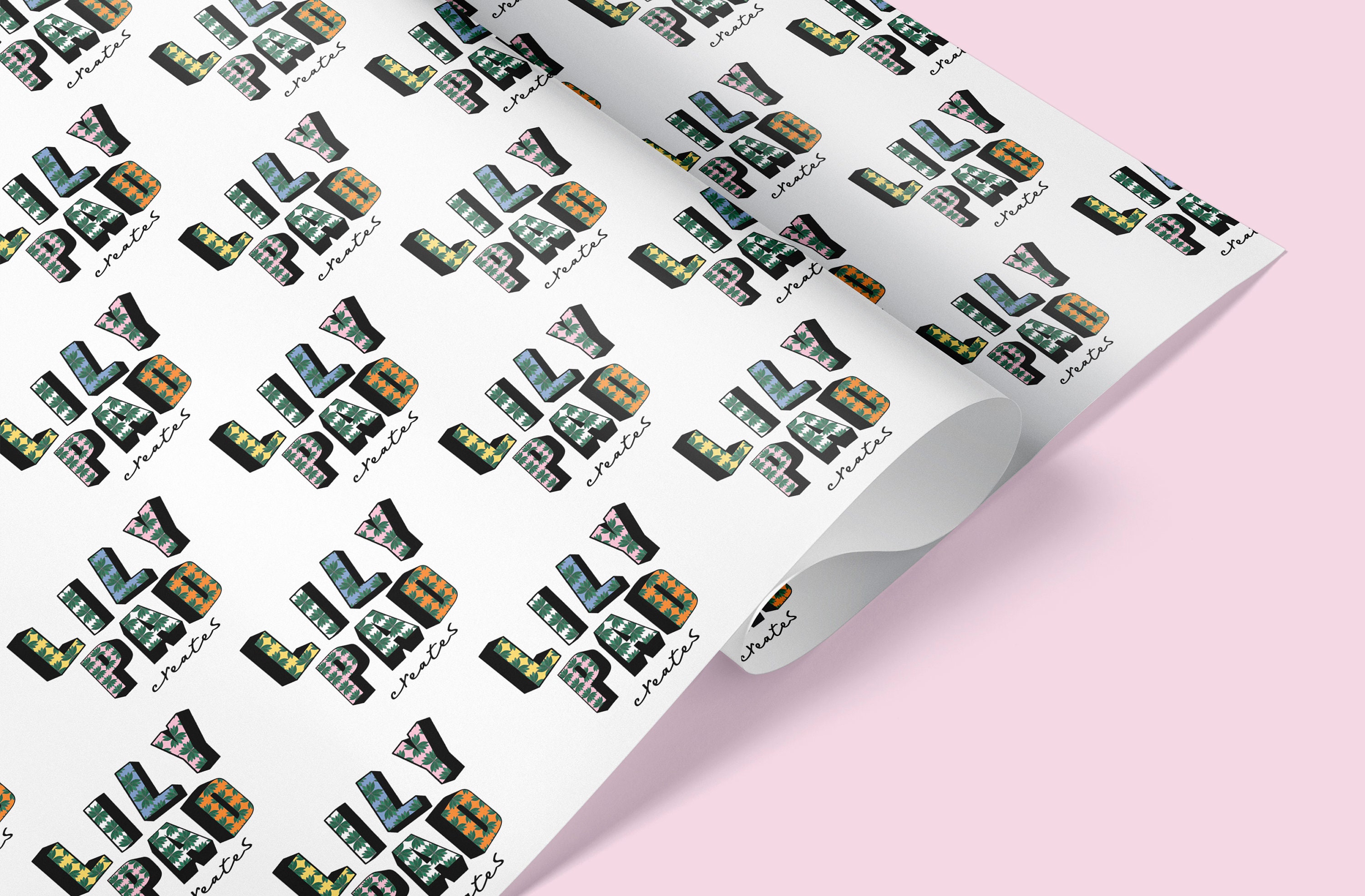 Customised Logo Gift Wrap / Packaging Wrapping Paper / Add - Etsy