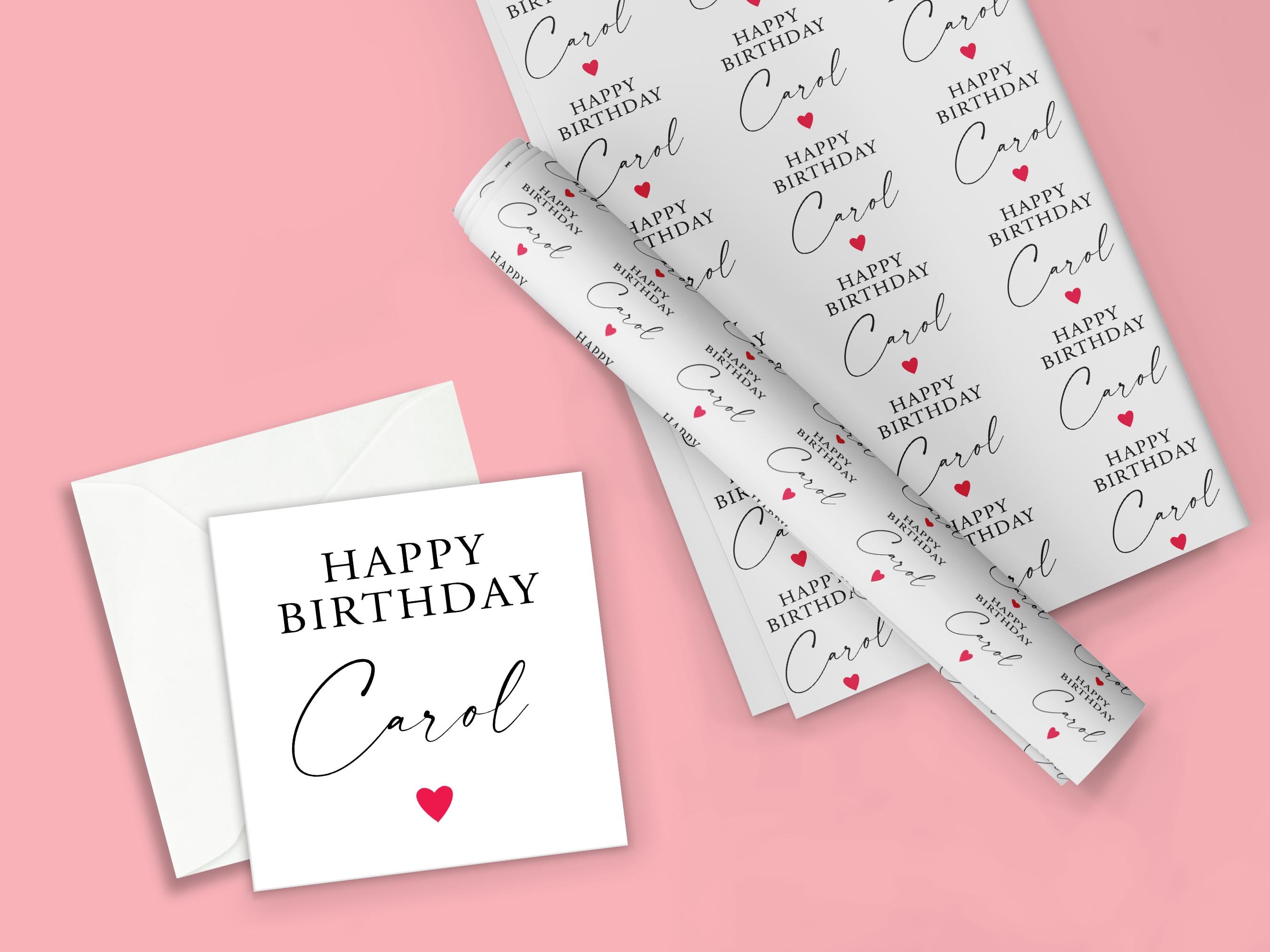 Classy Personalised Happy Birthday Gift Wrap / Personalised - Etsy UK