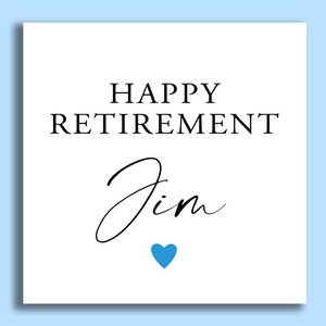 Personalised Happy Retirement Gift Wrap / Personalised Retirement ...